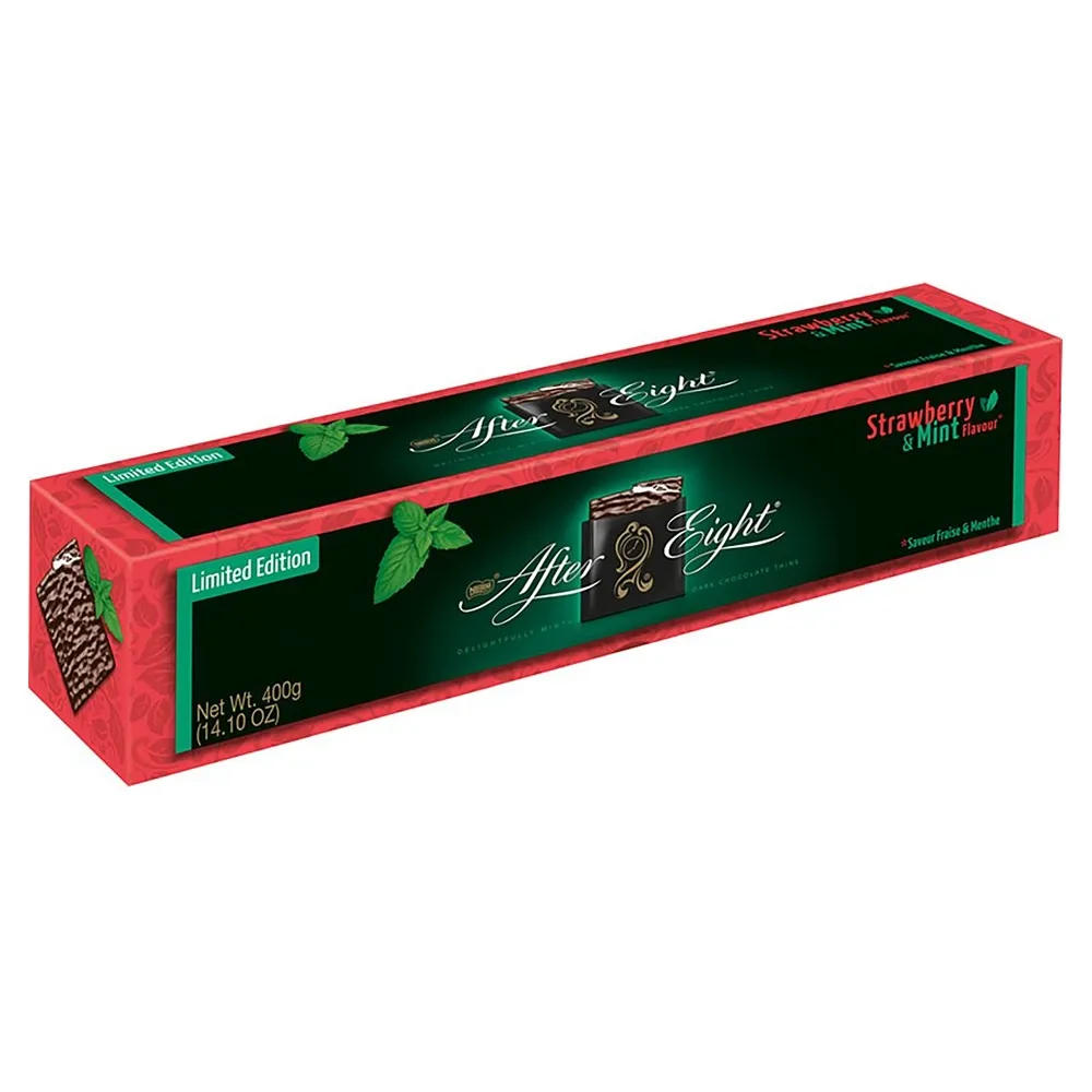After Eight 초콜릿 씬즈 400g 1팩 민트 앤 스트로베리 Mint & Strawberry Chocolate Thins ...
