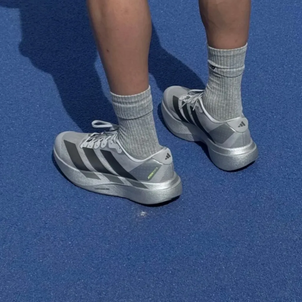 아디다스 아디제로 에보 SL 런닝화 마라톤화 그레이 실버 메탈릭 JR3419 | 크로켓