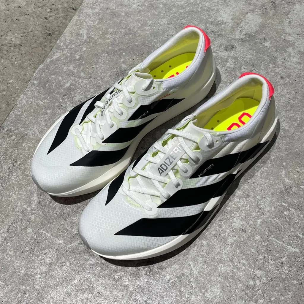 아디다스 우먼즈 아디제로 아디오스 9 런닝화 화이트 블랙 IF9418 | 상품 상세 | 크로켓