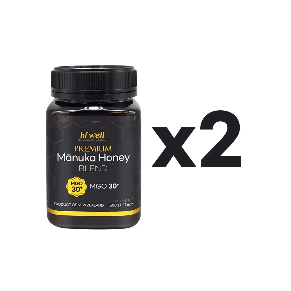 뉴질랜드 Hi Well 하이웰 프리미엄 마누카 블랜드 허니 MGO 30+ 500g X 2개 | 상품 상세 | 크로켓