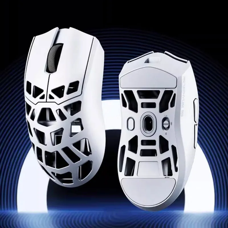 METAPHYUNI M6 무선 마우스 경량화 알루미늄 펀칭 PD3950 맞춤형 3모드 듀얼 8k E-스포츠 | 크로켓