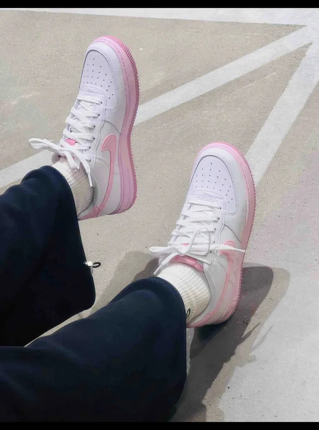 나이키 GS 에어 포스 1 로우 여성 운동화 핑크 폼 FV5948-100 | 상품 상세 | 크로켓