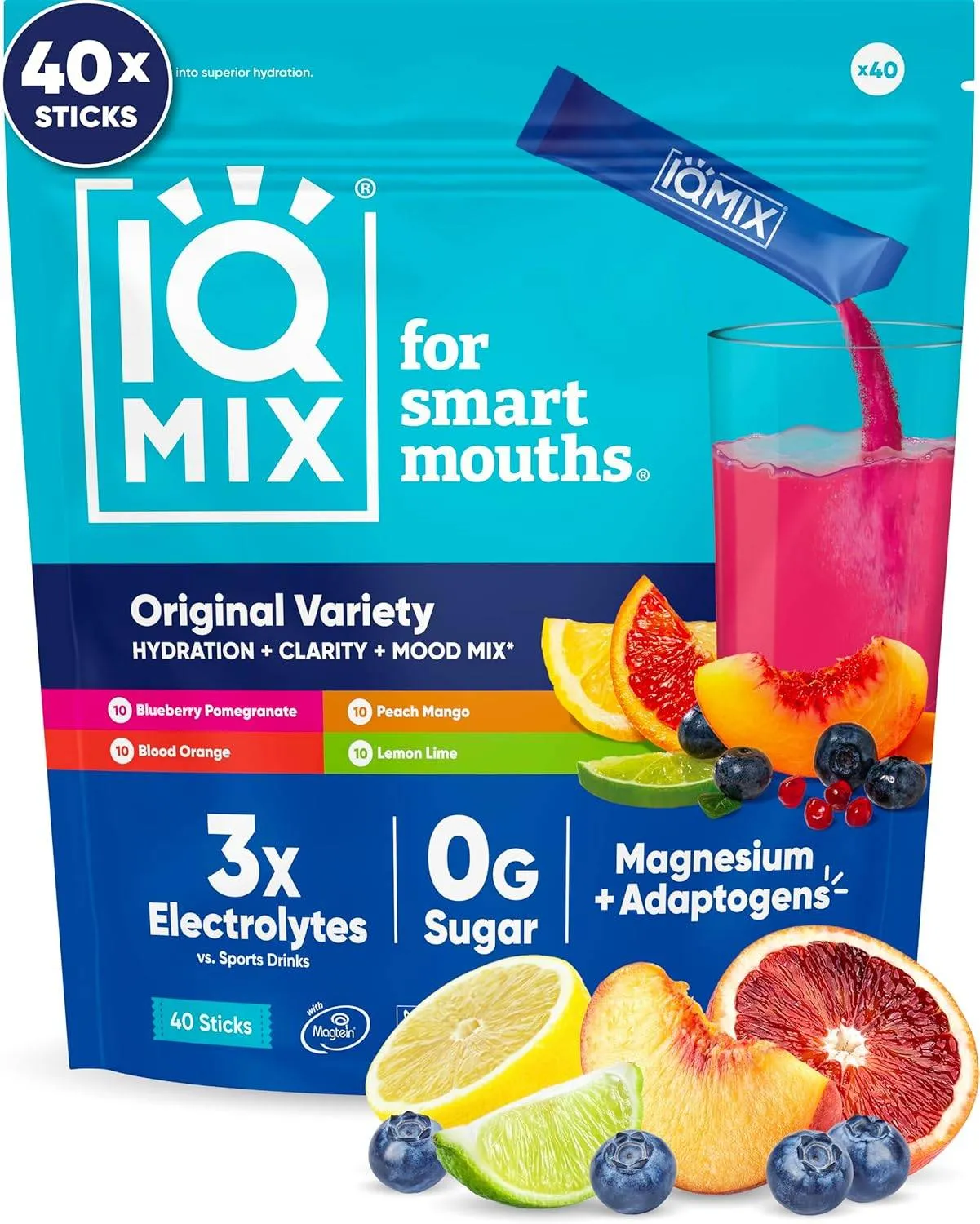 QMIX Hydration Electrolyte Powder – 4-in-1 Formula for Hydration, | Croket