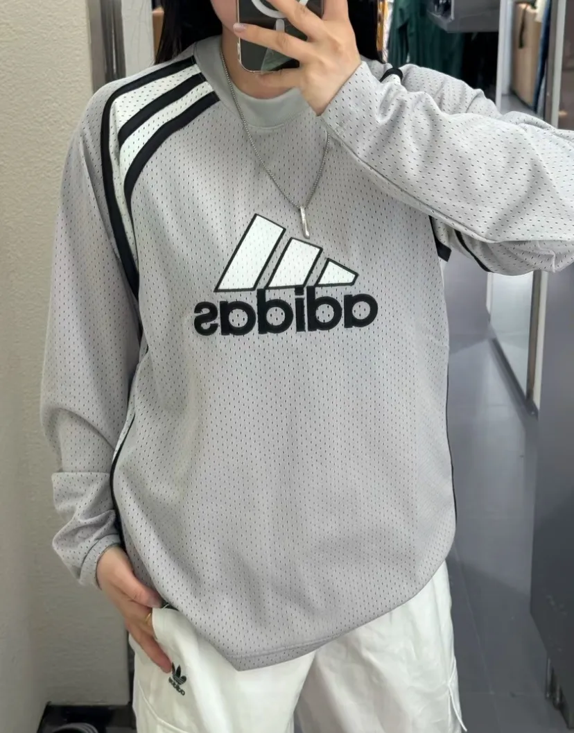 [무료배송]아디다스 오리지널 트레이닝 웜업 롱 슬리브 탑 긴팔 티셔츠 그레이 JD5375 | 상품 상세 | 크로켓