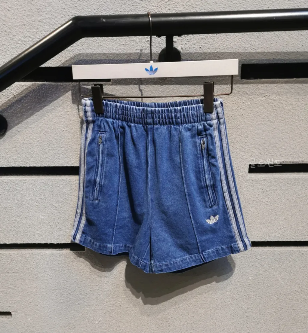 아디다스 아디컬러 파이어버드 여성 데님 쇼츠 청 반바지 JD2562 | 상품 상세 | 크로켓