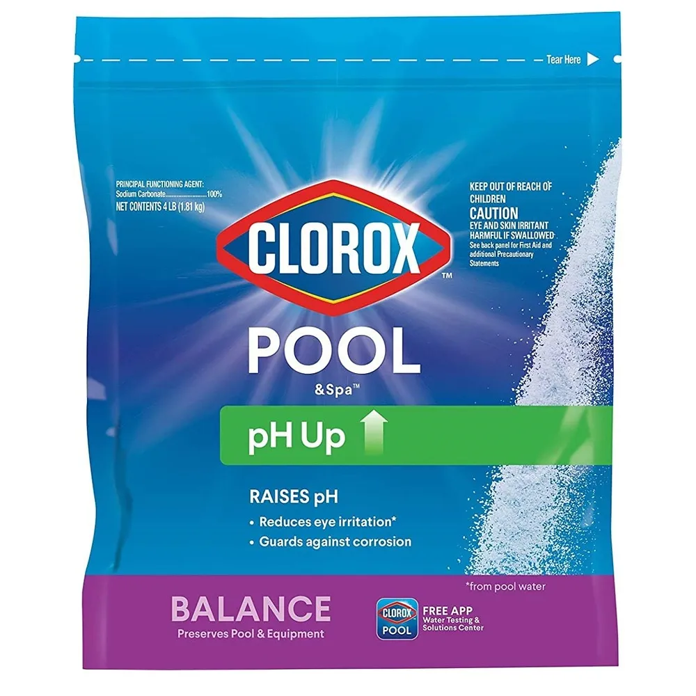 클로락스 폴 앤 스파 1.81kg 1팩 PH 업 Clorox Pool&Spa Swimming Pool pH Up, Raises ...