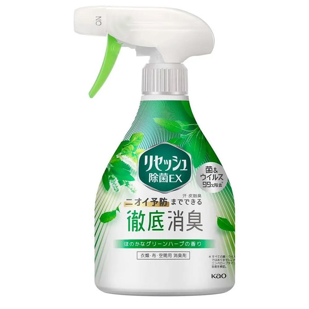 kao 카오 리세쉬 그린 허브 향 에어 탈취제 370ml 4팩 Lysesh Antibacterial EX Deodorizing Air Fresh | 상품 상세 | 크로켓