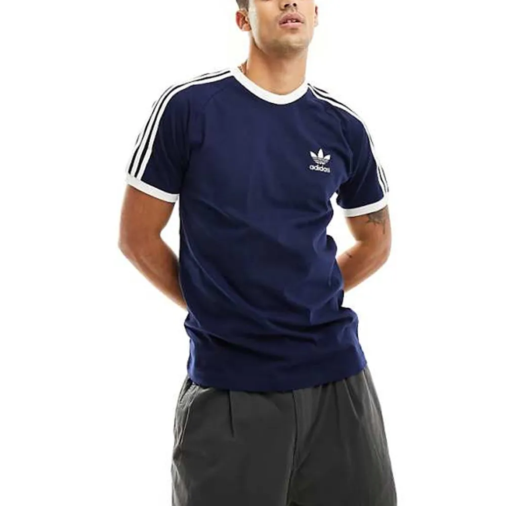아디다스 반팔 클래식 3S 티셔츠 나이트 인디고 남성 상의 IA4850 | 크로켓