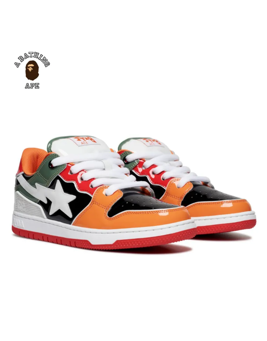 베이프 BAPE SK8 STA BOLD 2 스타 볼드 운동화 오렌지 1L30191312 | 상품 상세 | 크로켓