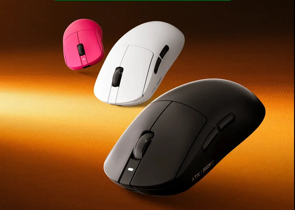 -ATK A9 Ultra무선 마우스 게임 PAW 3950 500mah 듀얼 8K | 크로켓