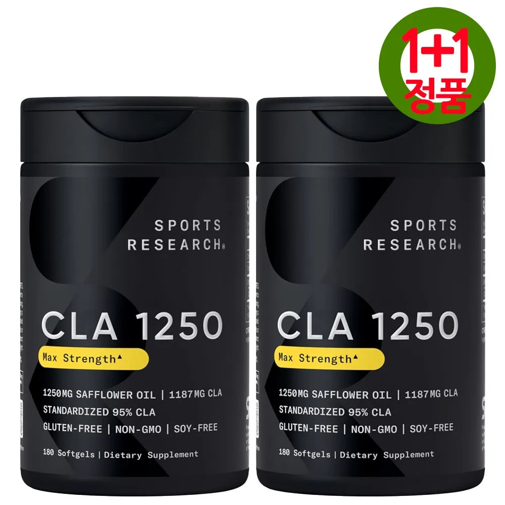 스포츠리서치 맥스 포텐시 CLA 1250mg 180정 2개 | 상품 상세 | 크로켓