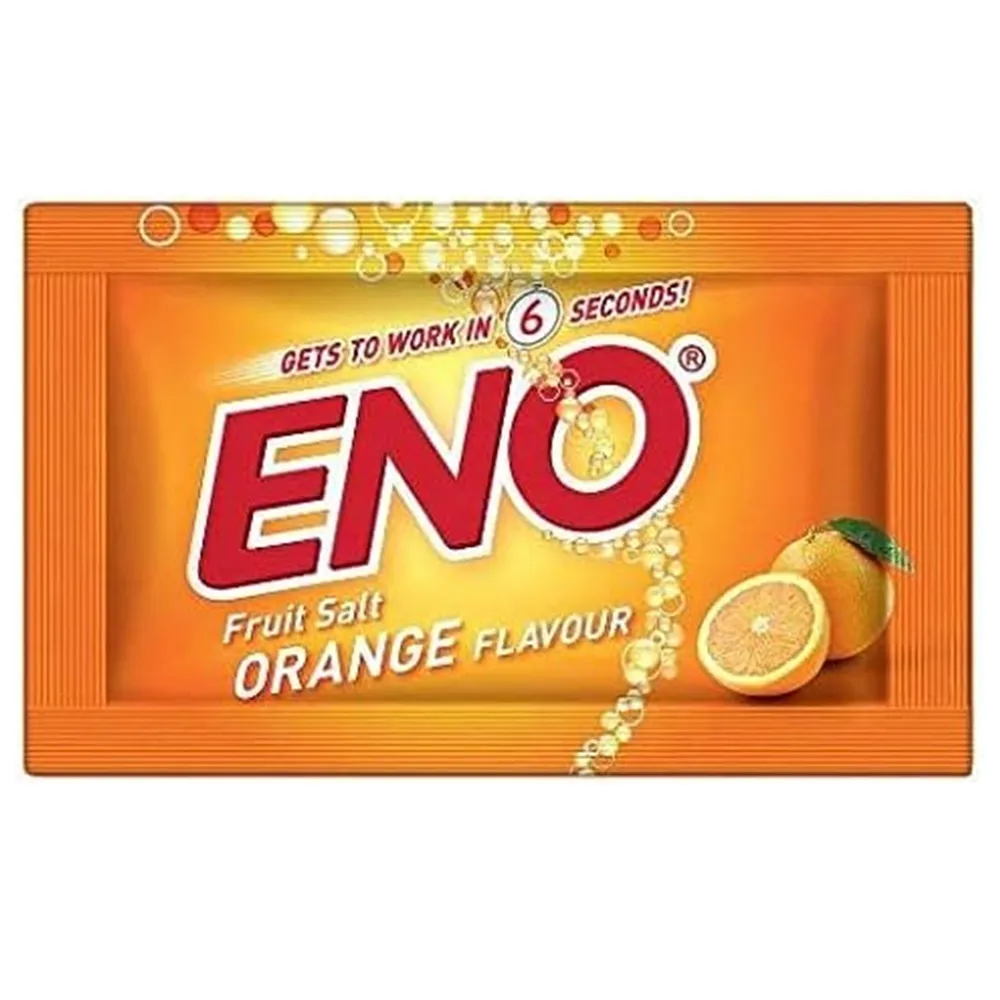 Eno 후르츠 솔트 5g 30개입 1팩 오렌지 Eno Fruit Salt Orange Antacid Powder Baking ...