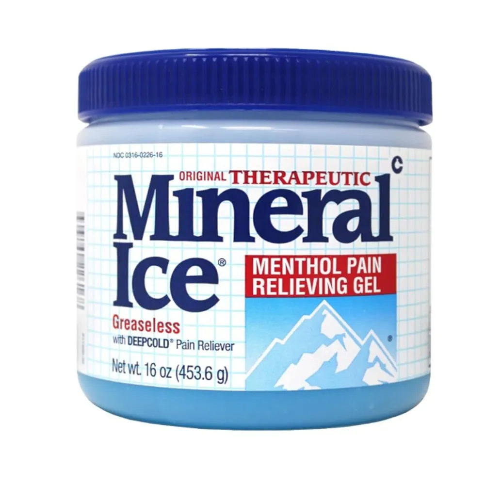 Mineral Ice Gel, Cooling Menthol Formula, 16 oz | Croket