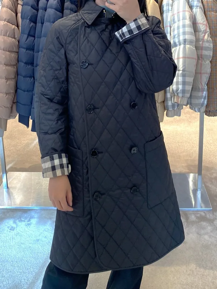 [관부과세포함/무료배송] 버버리 우먼스 TYTHING 롱 퀼팅 코트 BLACK 80530441 | 상품 상세 | 크로켓