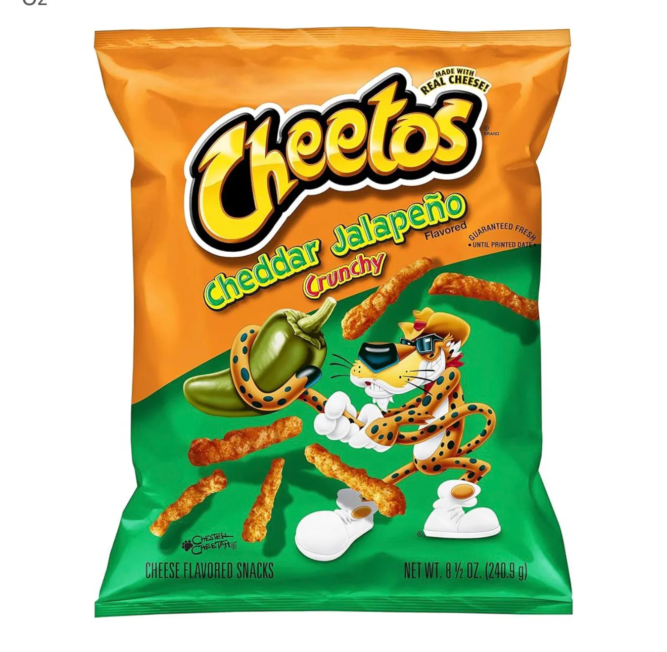cheetos - 치토스 체더 할라피뇨 크런치 8.5oz (240g) | 크로켓