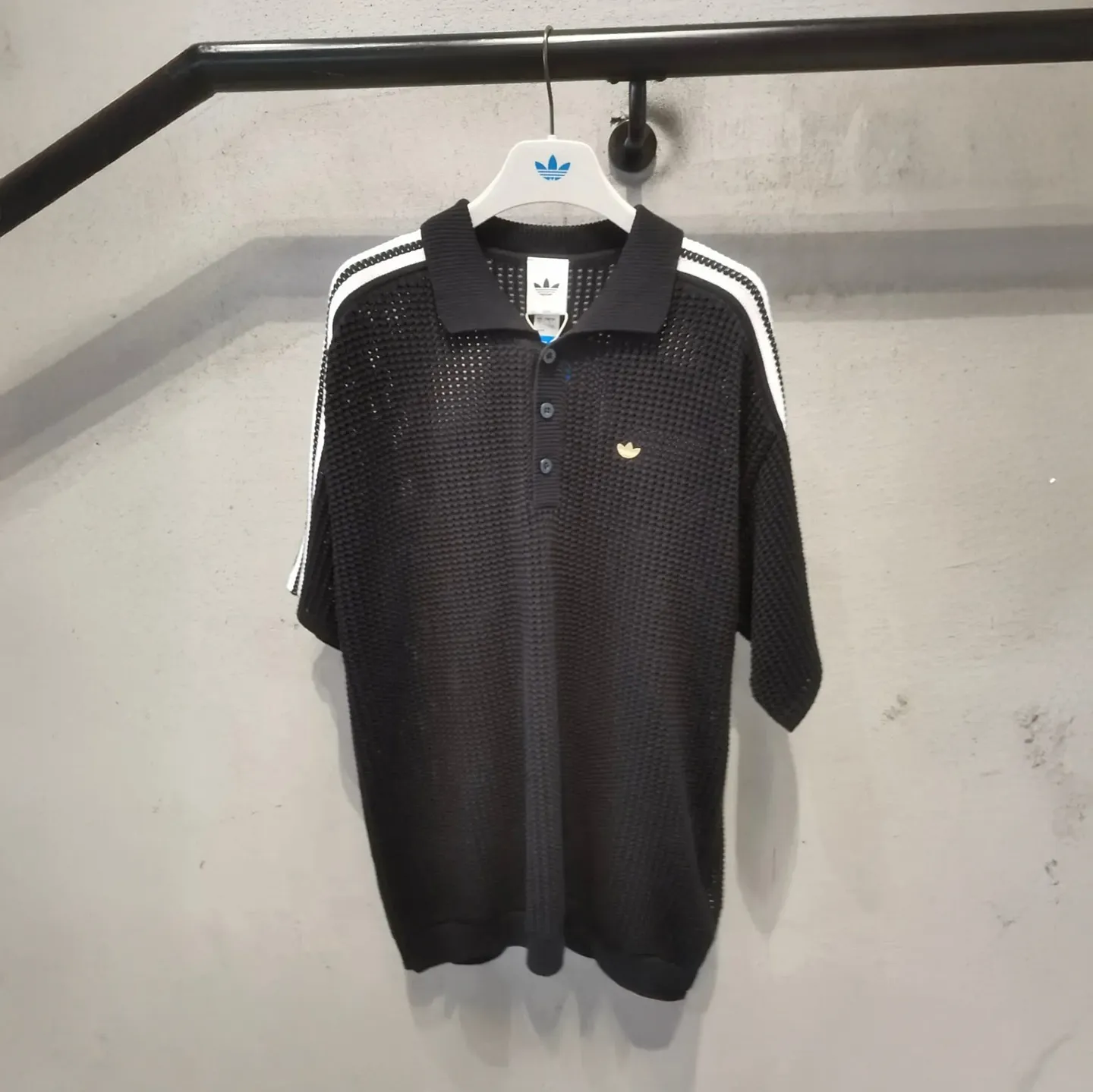KE5815 아디다스 오리지널스 CROCHET POLO 반팔티셔츠 공용사이즈 | 크로켓