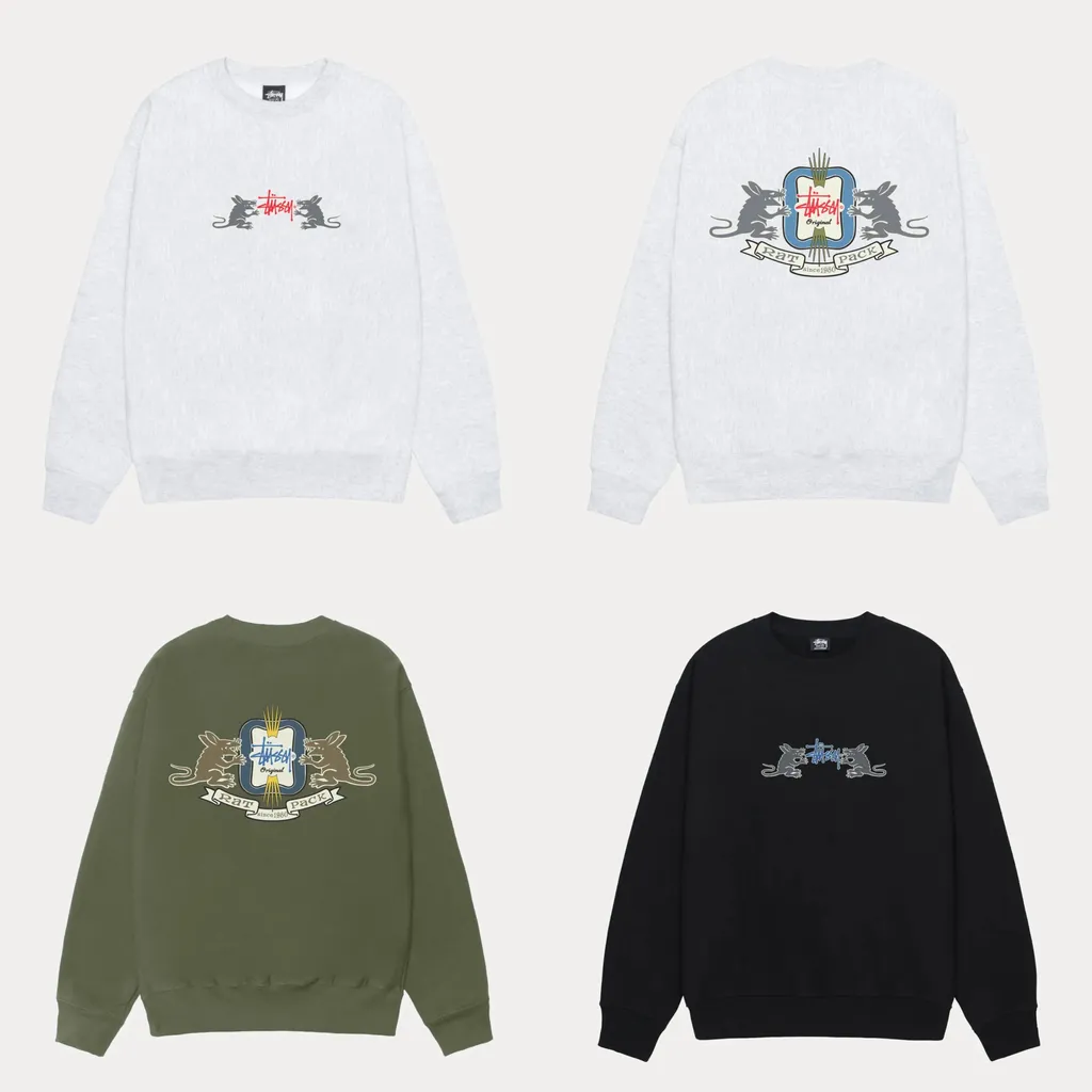 스투시 홈브루 크루 맨투맨 Stussy Homebrew Crew | 상품 상세 | 크로켓