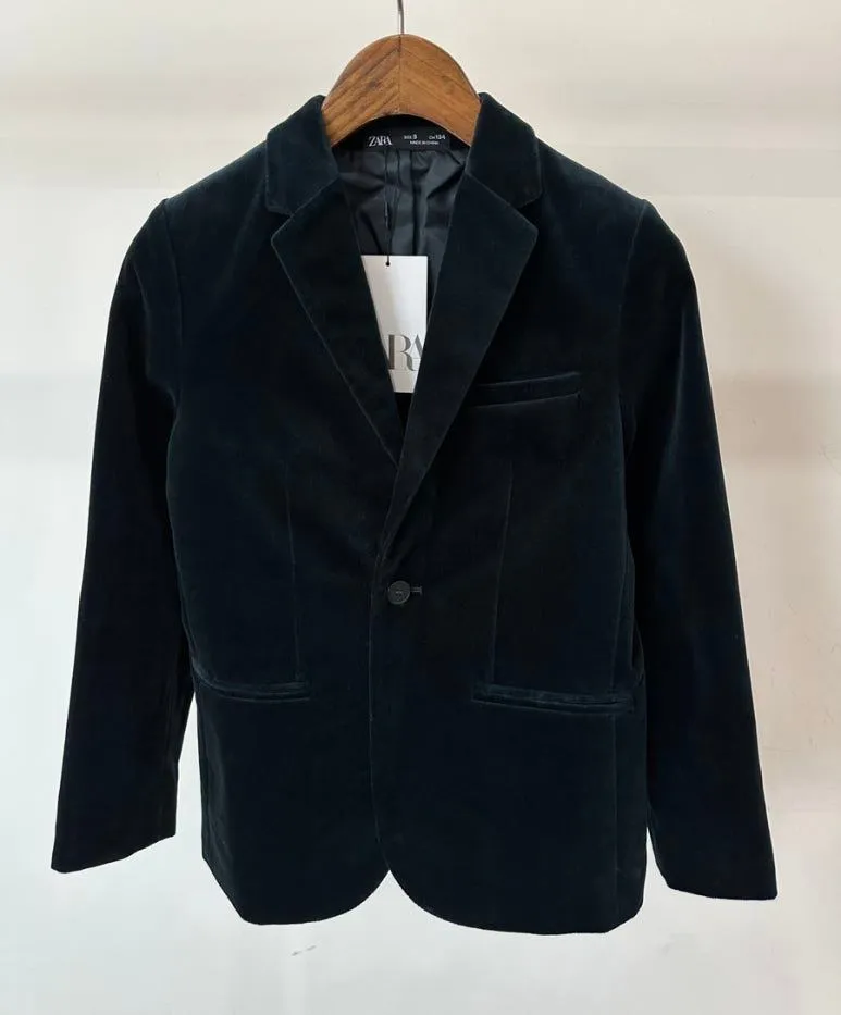 ZARA 자라 키즈 벨벳 턱시도 자켓 Boys 9Y(134cm) | 상품 상세 | 크로켓