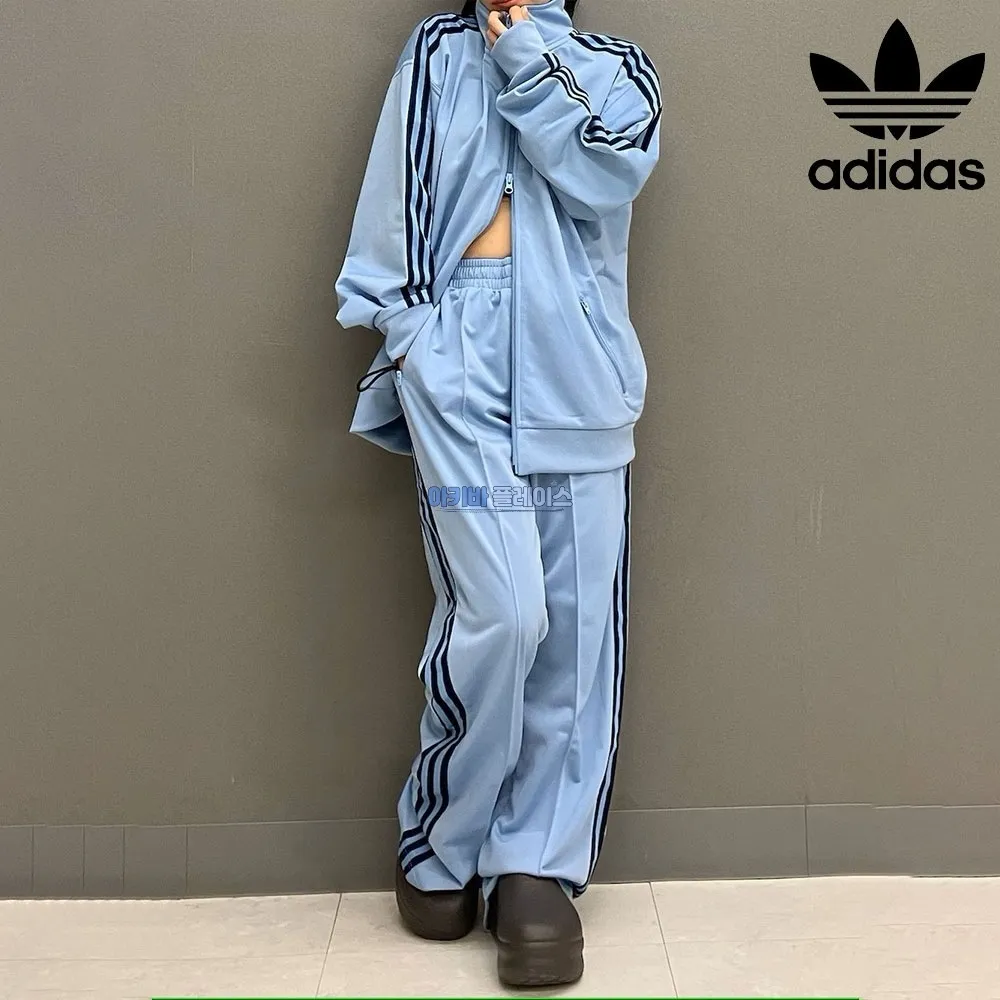 아디다스 오리지널 베켄바우어 트랙 팬츠 트레이닝복 바지 스카이 블루 IK9154 | 상품 상세 | 크로켓