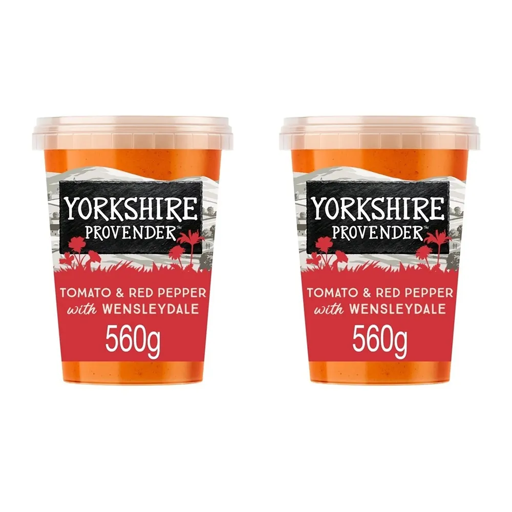 Yorkshire Provender 수프 560g 2팩 토마토 앤 레드페퍼 Yorkshire Provender Tomato ...