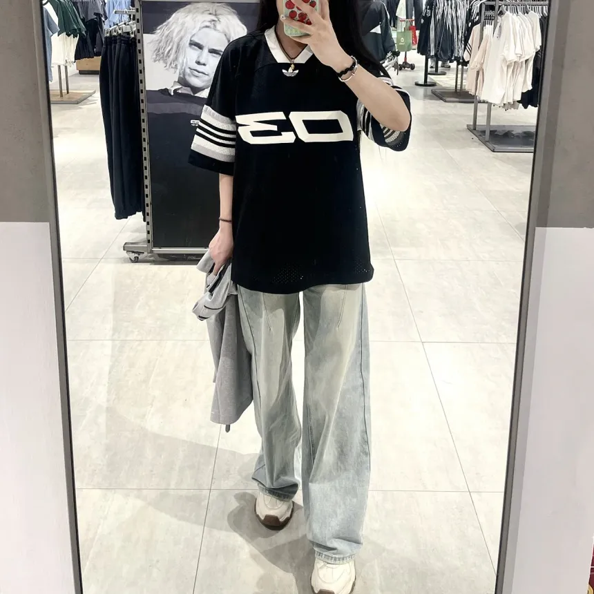 아디다스 오리지널 바스켓볼 탑 메쉬 져지 반팔 티셔츠 IY7378 | 상품 상세 | 크로켓