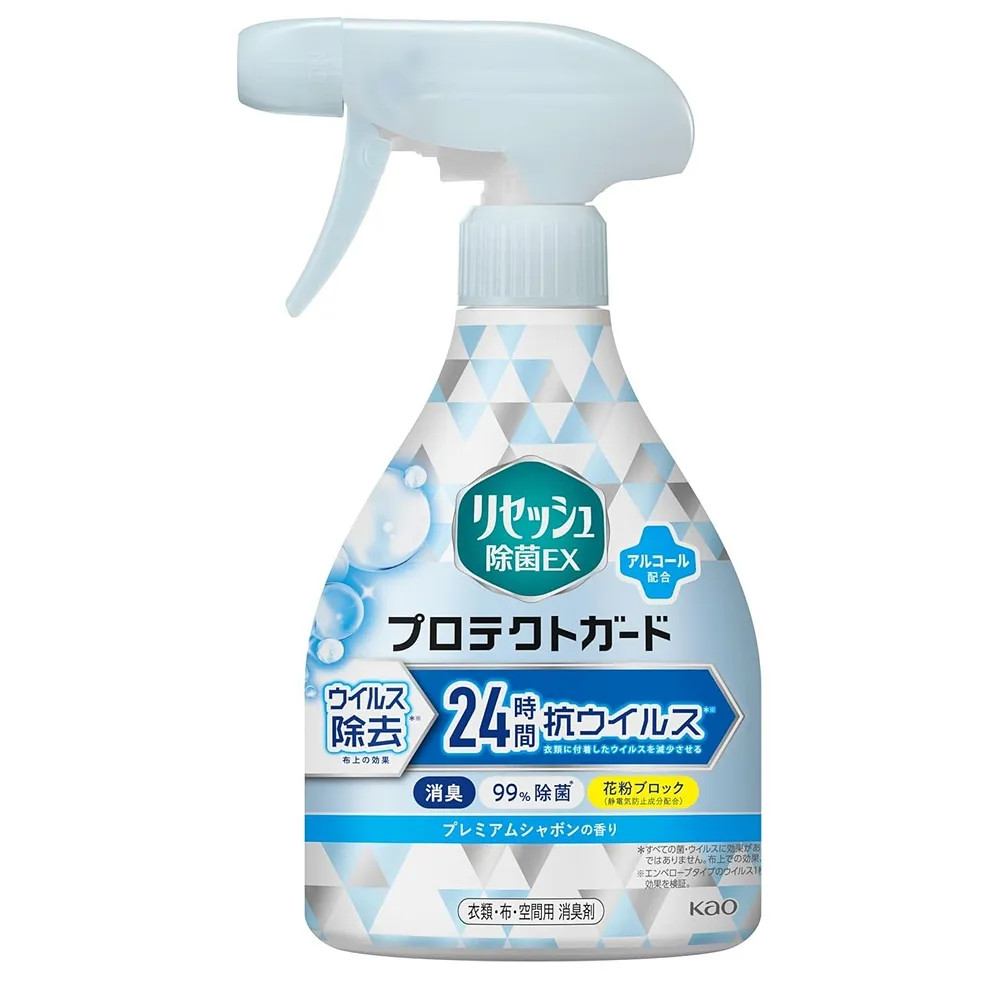 kao 카오 리세쉬 프로텍트 가드 버블 향 탈취제 350ml 4팩 Resesh Disinfecting EX Protect Guard Premiu | 크로켓