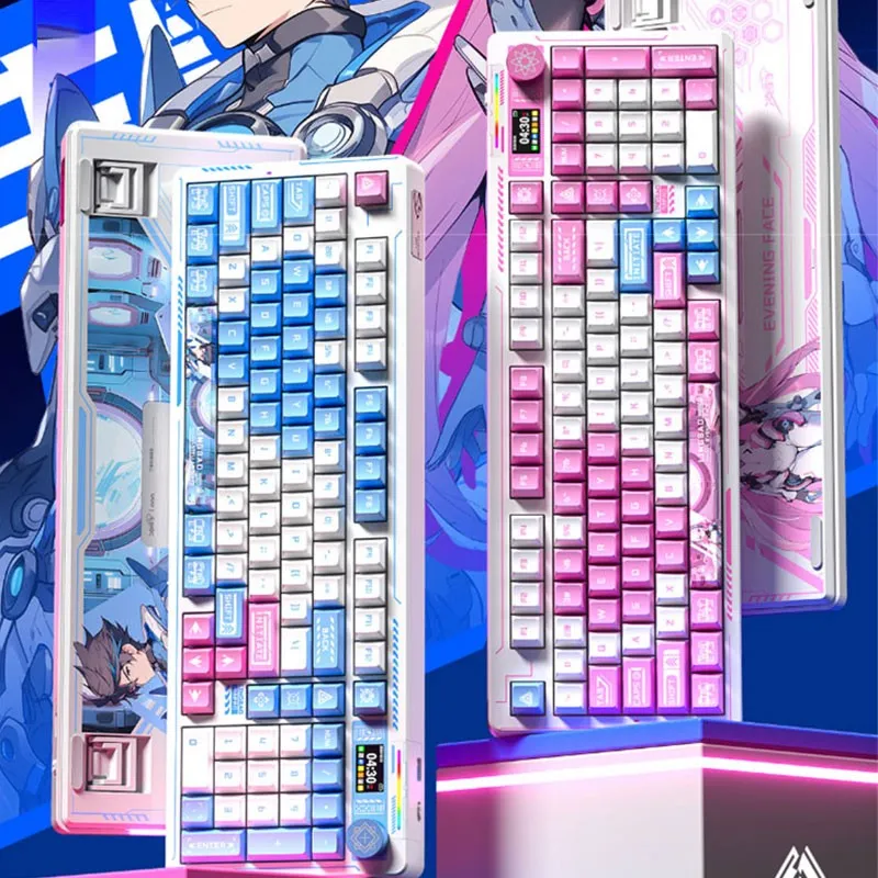 [IP버전] Lingbao K98 Pro 객제화 기계식 키보드 무선 게이밍 FR4정위판 GASKET구조 10000mAh용량 | 상품 상세 | 크로켓