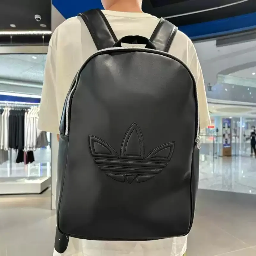 아디다스 오리지널 남녀공용 폴리우레탄 트레포일 백팩 블랙 IY4056 | 상품 상세 | 크로켓