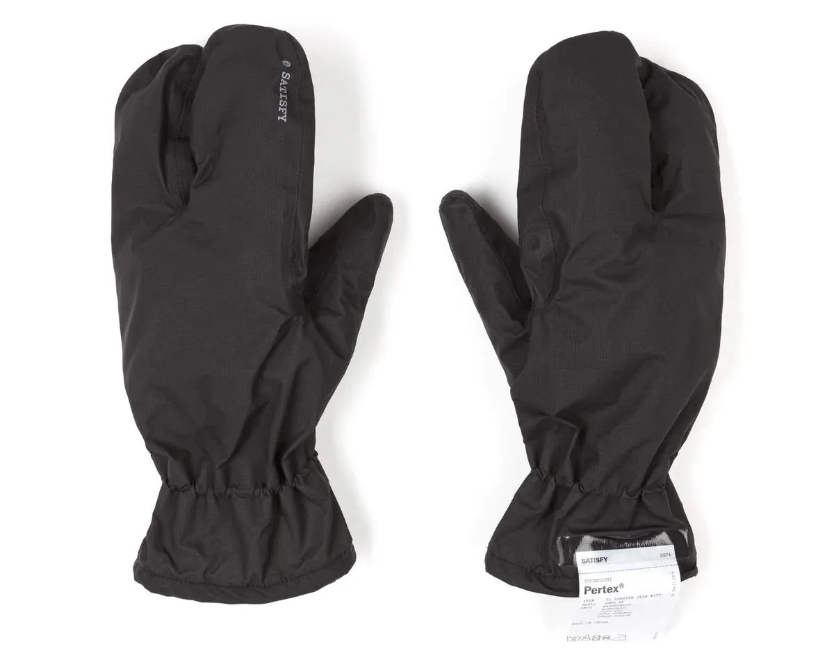 Satisfy Pertex 3L Lobster Over Mitts Black | Croket
