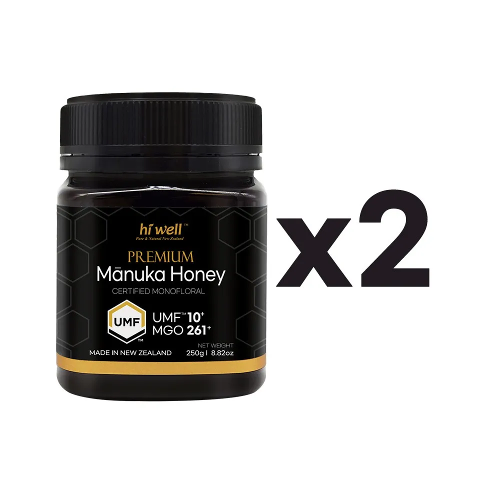 뉴질랜드 Hi Well 하이웰 마누카 꿀 UMF 10+ 250g (MGO 261) X 2개 | 상품 상세 | 크로켓