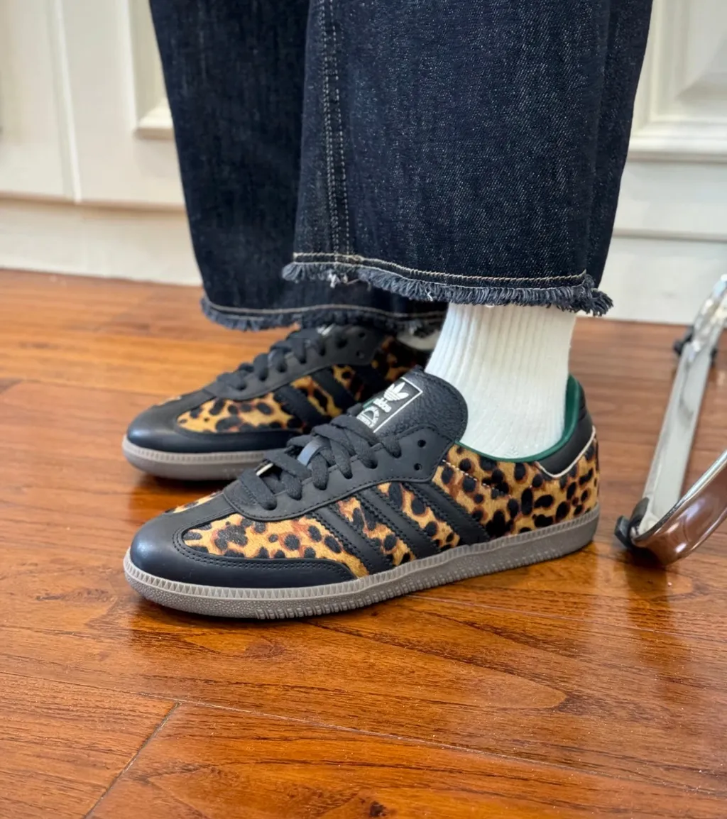 [무료배송/항공배송] 아디다스 웨일스 보너 삼바 OG 운동화 호피 레오파드 JI2735 | 크로켓