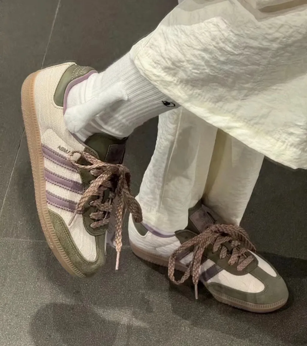 아디다스 삼바 OG 스니커즈 아디다스삼바 브라운 퍼플 그린 JP5675 | 상품 상세 | 크로켓