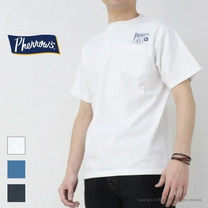 페로우즈 PHERROWS 포켓 프린트 반팔 티셔츠 25S-PPT1 | 크로켓