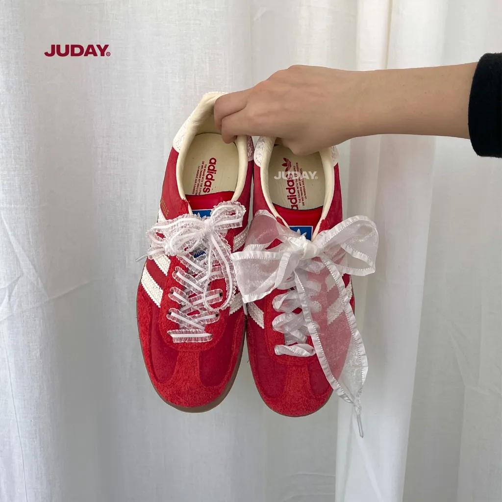 아디다스 가젤 인도어 레드오프화이트 IF1808 | 크로켓