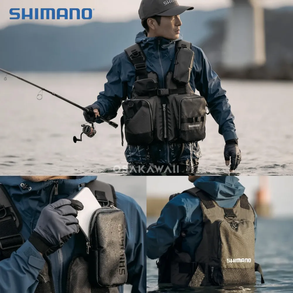 시마노 게임 베스트 고정식 플로팅 라이프 재킷 피싱 낚시 조끼 VF-024U | 크로켓