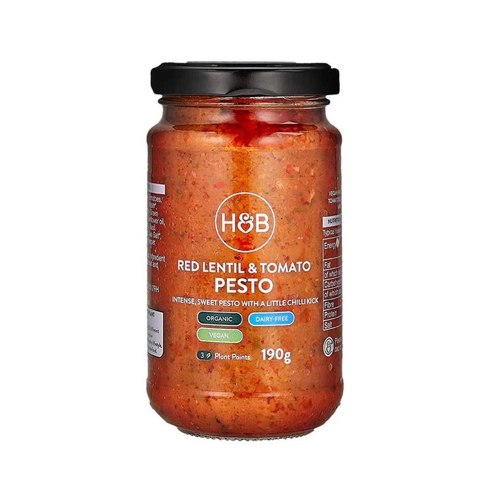 홀랜드앤바렛 레드렌틸 앤 토마토 페스토 190g 4팩 Holland & Barrett Red Lentil & Tomato Pesto 190g | 상품 상세 | 크로켓
