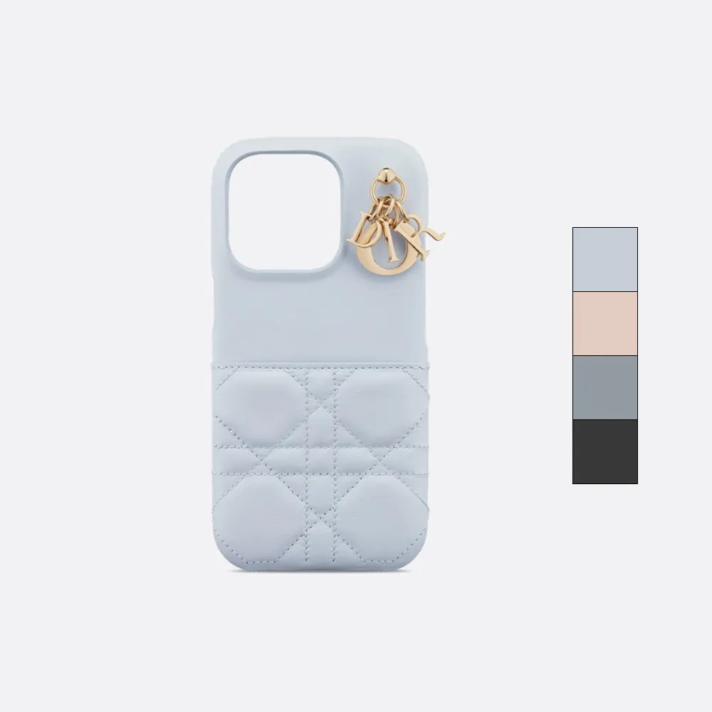 디올 Lady Dior 레이디디올 iPhone 16pro 아이폰 16프로 까나쥬 가죽 케이스 S6032ONMJ_M26Z | 상품 상세 | 크로켓