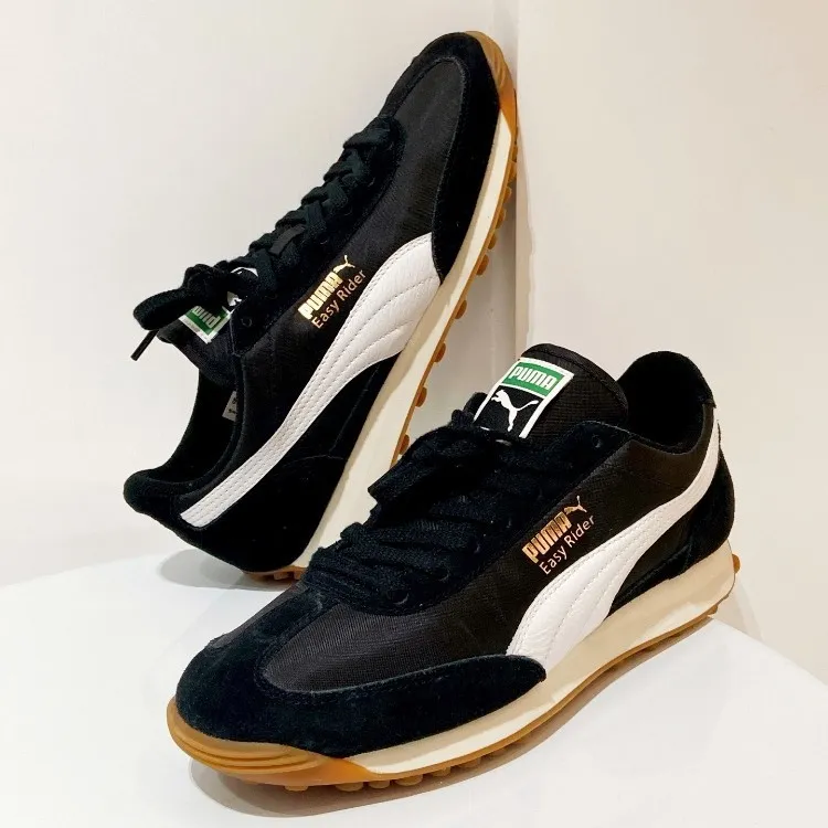 푸마 이지 라이더 빈티지 블랙 화이트 399028-10 | 크로켓