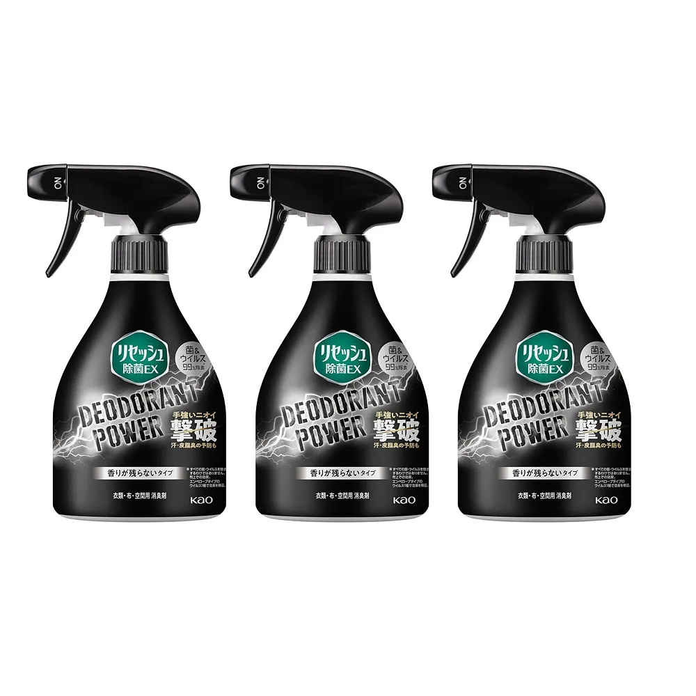kao 카오 리세쉬 데오도란트 파워 에어 탈취제 무향 360ml 3팩 Lysesh Antibacterial EX Deodorant Air | 상품 상세 | 크로켓