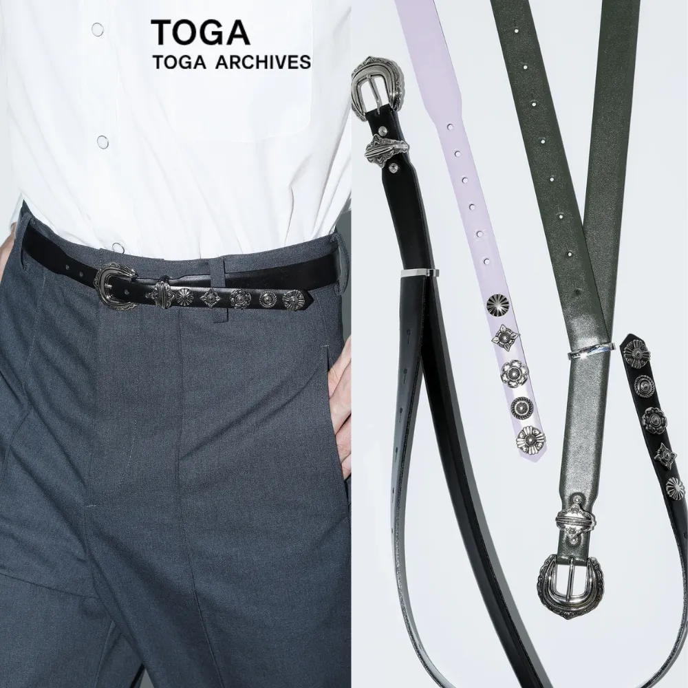 TOGA 토가 25SS 모티프 가죽 벨트 MOTIF LEATHER BELT 3컬러 | 상품 상세 | 크로켓