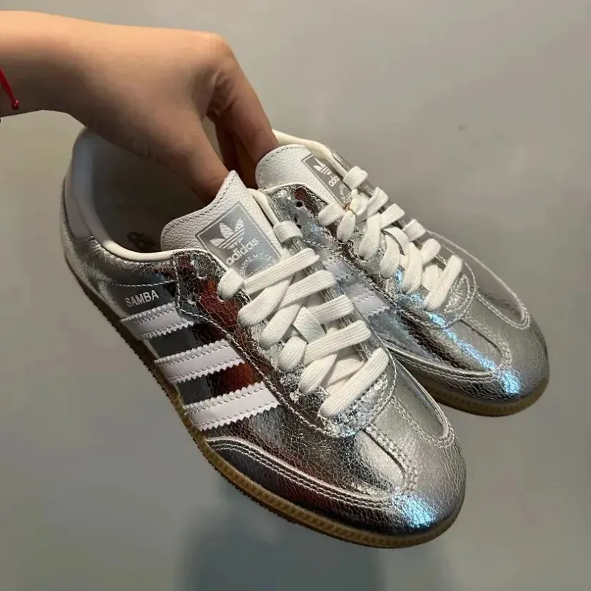 아디다스 삼바 OG 여성 운동화 미러볼 실버 JR0035 | 상품 상세 | 크로켓