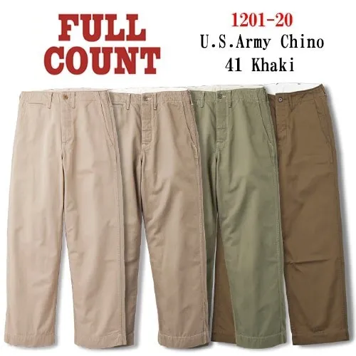 FULLCOUNT 풀카운트 / USArmy Chino 41 Khaki ( 1201-20) / full-1201-24ss | 상품 상세 | 크로켓