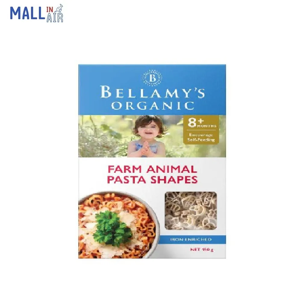 호주 벨라미스 오가닉 농장 동물 모양 파스타 | Bellamy's Organic Farm Animal Pasta Shapes ...