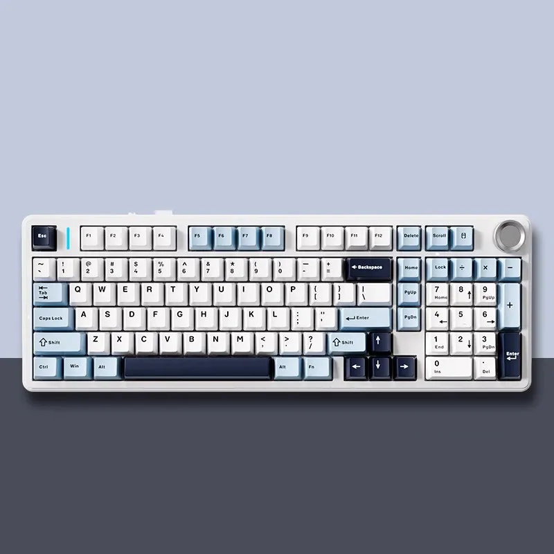 24시간내출고[퍼플축V2] 독거미 AULA F99 Pro 108키 유/무선 블루투스 기계식 키보드 커스텀 가스켓 핫스왑 RGB ...