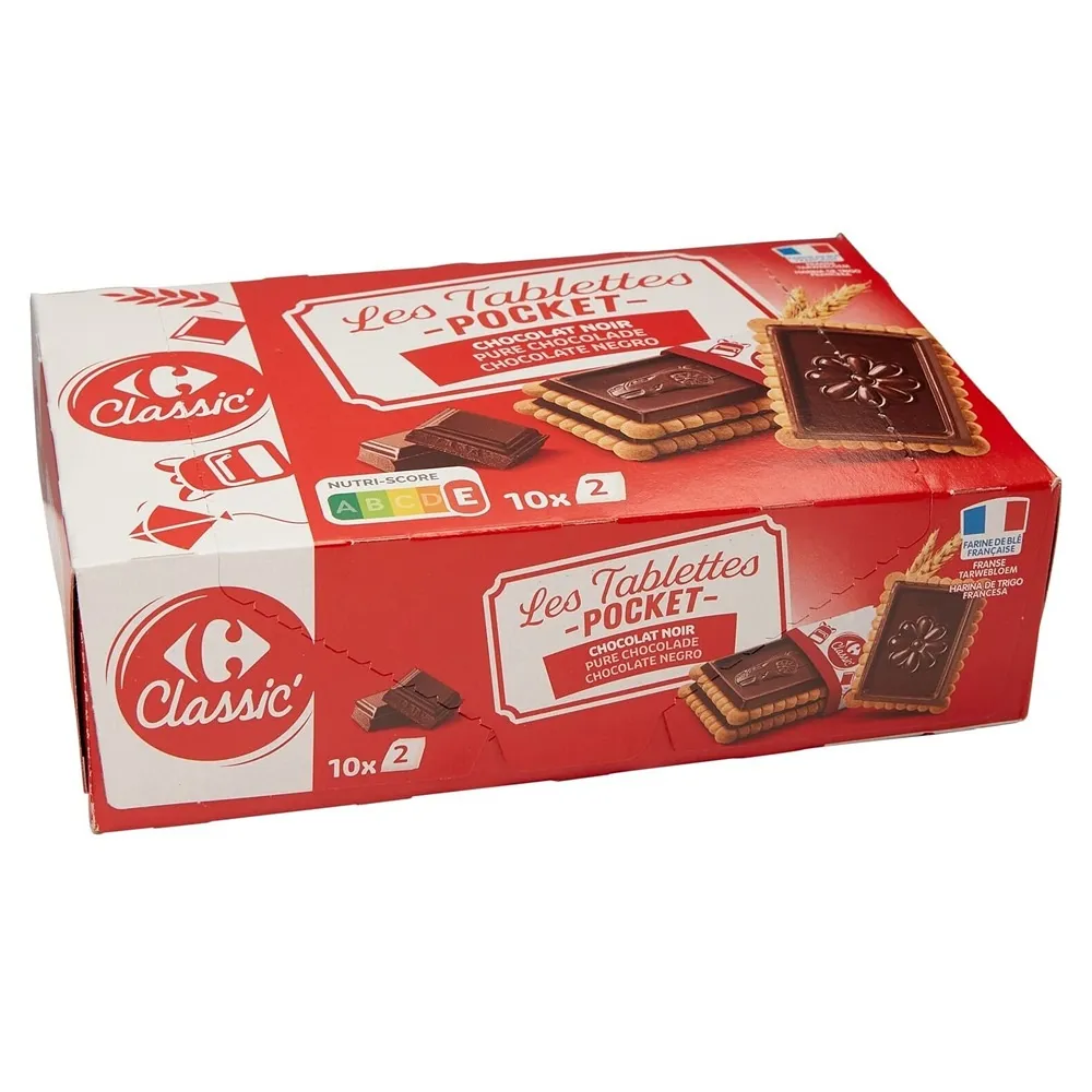 CARREFOUR 클래식 초콜릿바 250g 4팩 다크 CARREFOUR CLASSIC' dark chocolate bar ...
