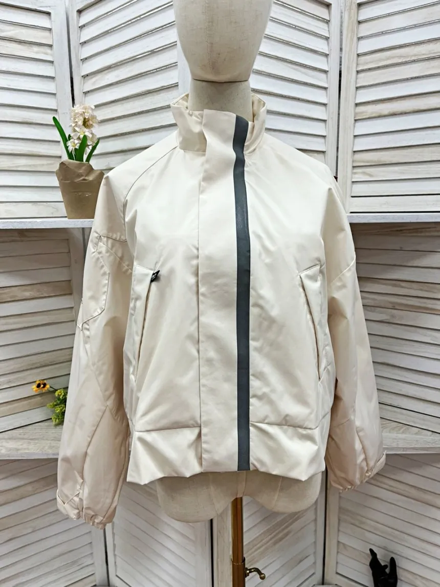 아디다스 CROP 로고 어드벤처 하이넥 여성자켓 IC5446 [아울렛 반짝세일] | 상품 상세 | 크로켓