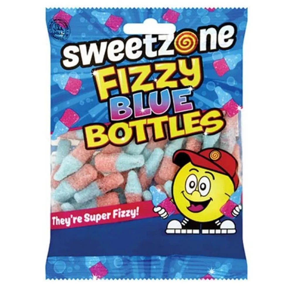 스위트존 휘지 블루 보틀 젤리 90g 4팩 Sweetzone Fizzy Blue Bottles Bag 90g | 상품 상세 | 크로켓