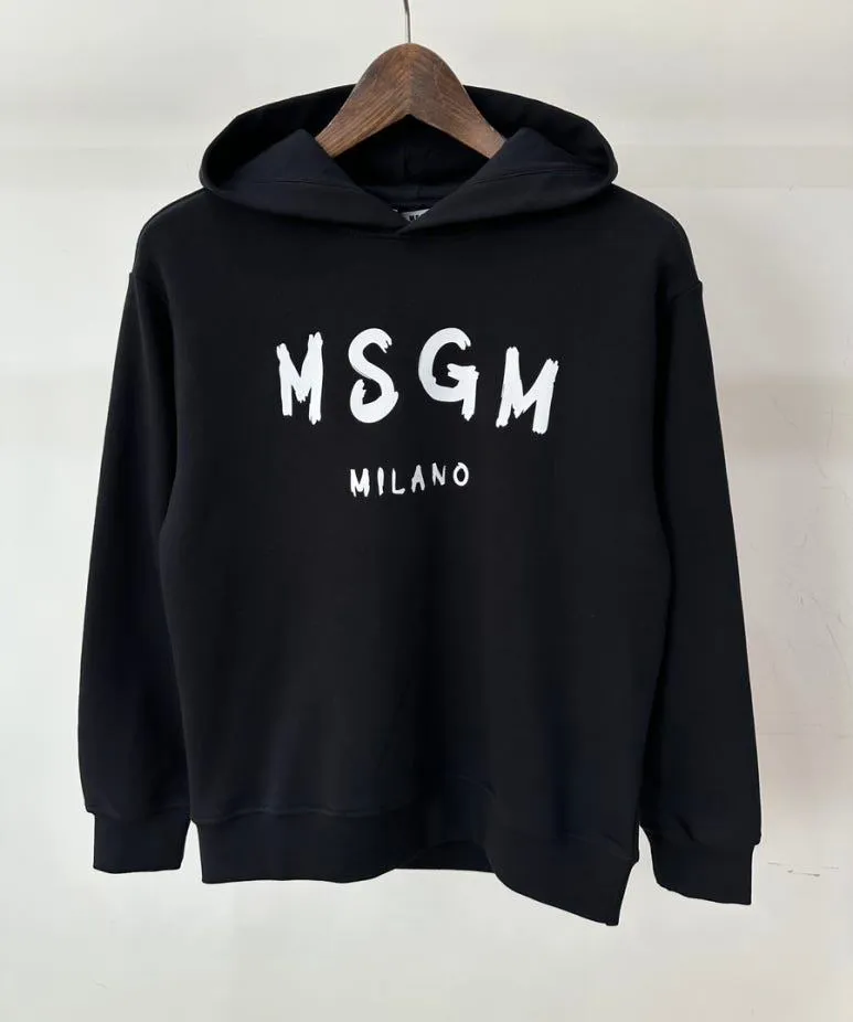 25SS MSGM 키즈 후드 맨투맨 S5MSJUHS055 블랙 10,12,14A | 상품 상세 | 크로켓