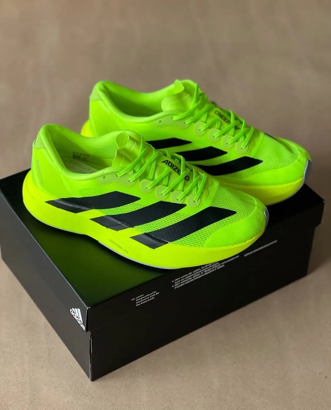 아디다스 아디제로 EVO SL 남성 러닝화 루시드 레몬 코어 블랙 JR3416 | 크로켓