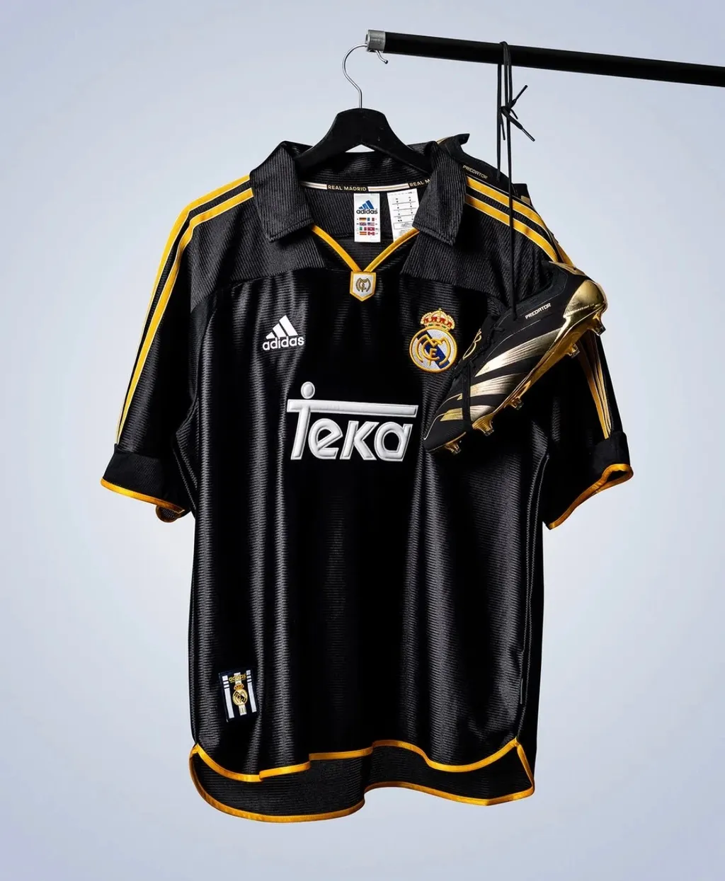 아디다스 레알 마드리드 99/00 반팔 티셔츠 축구 유니폼 JW1992 | 크로켓